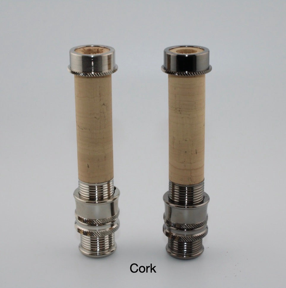 Atlas II 3-6 nickel-plated down-locking reel seat (assorted inserts ...