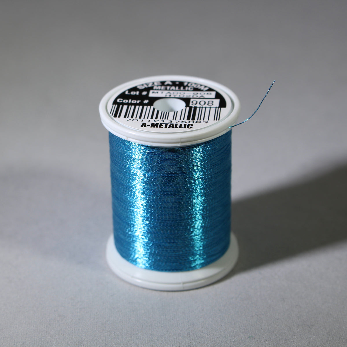 Fuji Ice Blue metallic thread #908 (Size A 100m spool) – Proof Fly Fishing