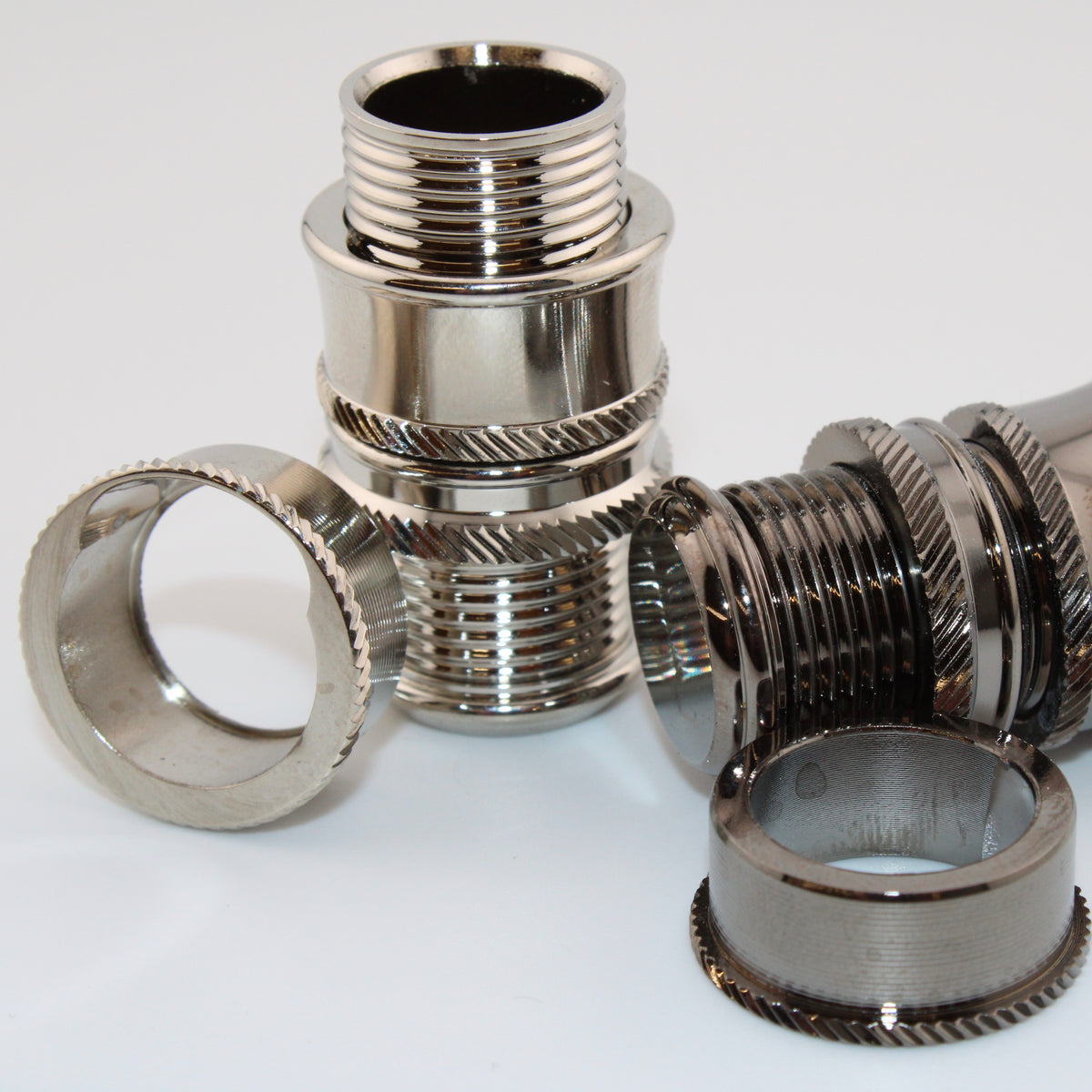 Atlas II 7-9 nickel plated up-locking reel seat (assorted inserts ...