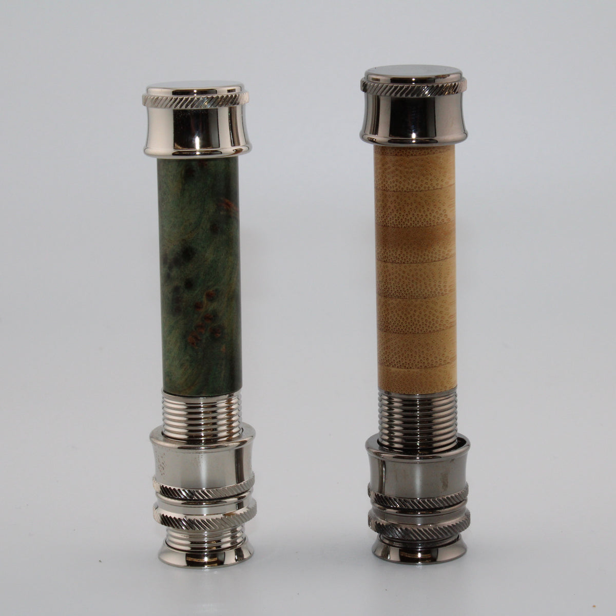 Atlas II 3-6 nickel-plated down-locking reel seat with fighting butt ...