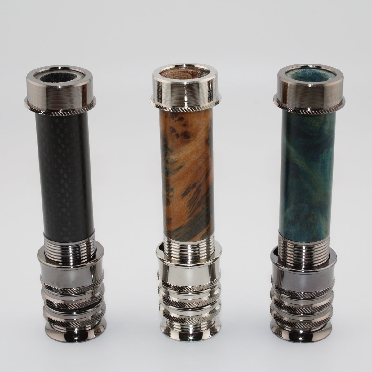 Atlas II Spey .740" nickel plated up/down-locking reel seat (assorted ...