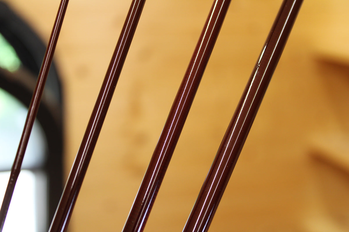 9' 5wt. four piece carbon fiber fly rod blank (Maroon) – Proof Fly Fishing