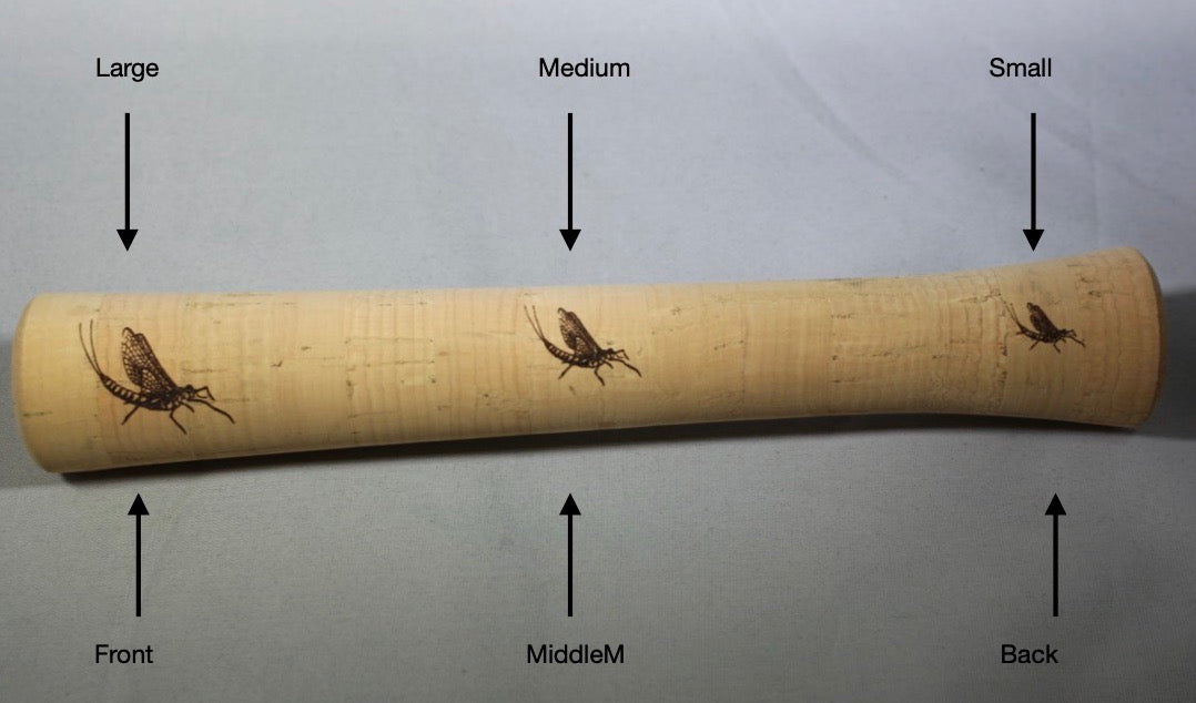 Cork grip wood burned stock (grip not included) – Proof Fly Fishing