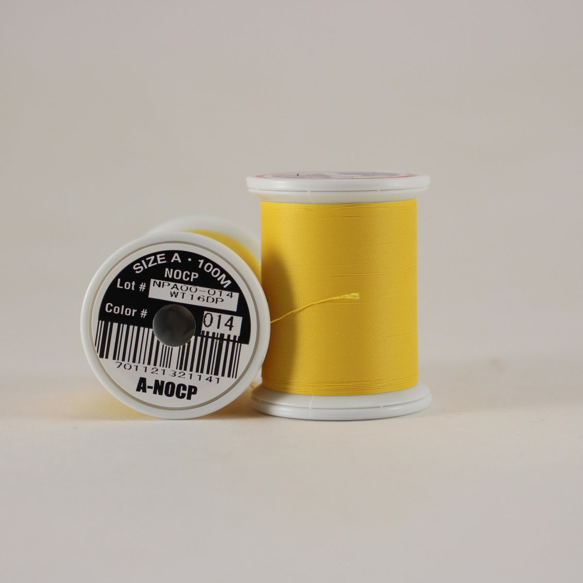 Fuji Ultra Poly NOCP rod wrapping thread in Goldenrod #014 (Size A 100 ...